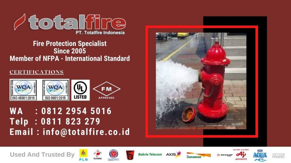 Pentingnya Jaringan Pipa Hydrant Fire - PT Totalfire Indonesia
