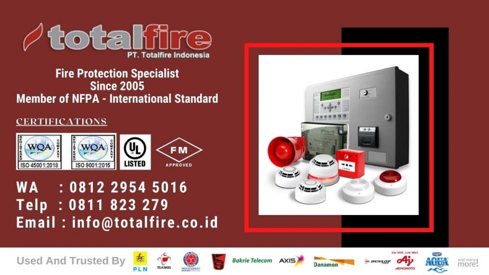 Sistem Proteksi Kebakaran Ruang Panel - PT Totalfire Indonesia